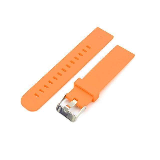 18mm 20mm 22mm White / Orange / Red / Blue / Green / Grey / Black Rubb ...